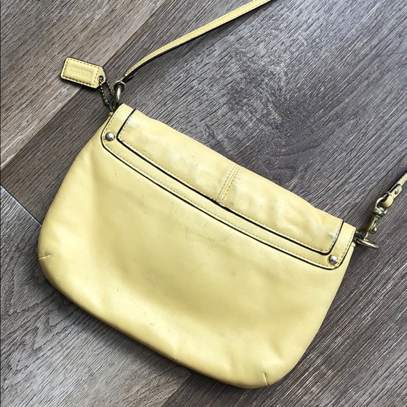 Coach | Bags | Yellow Coach Over Shoulder Purse | Poshmark